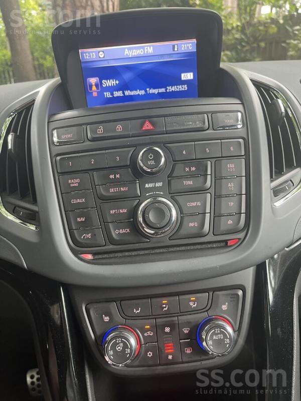 Pelēks Opel Zafira 2013 Rīga, ar dzinēja tilpumu 2.00 L un nobraukumu 238 tūkst. km par 6950 €, foto 9 vietnē AUTOMOTO.COM.LV