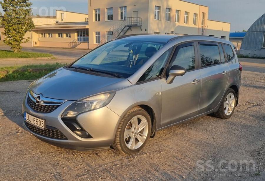 Pelēks Opel Zafira 2013 Aizkraukle, ar dzinēja tilpumu 2.00 L un nobraukumu 232 tūkst. km par 6374 €, foto 5 vietnē AUTOMOTO.COM.LV