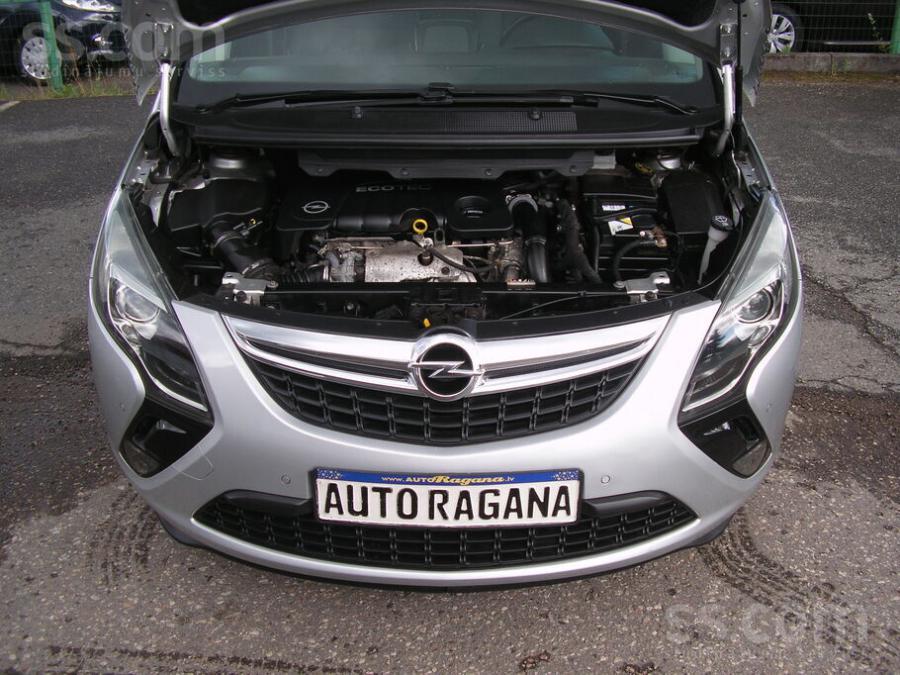Grey Opel Zafira 2016 in Riga, with an engine capacity of 1.60 L and mileage of 0 thousand km for 6350 €, photo 30 on AUTOMOTO.COM.LV