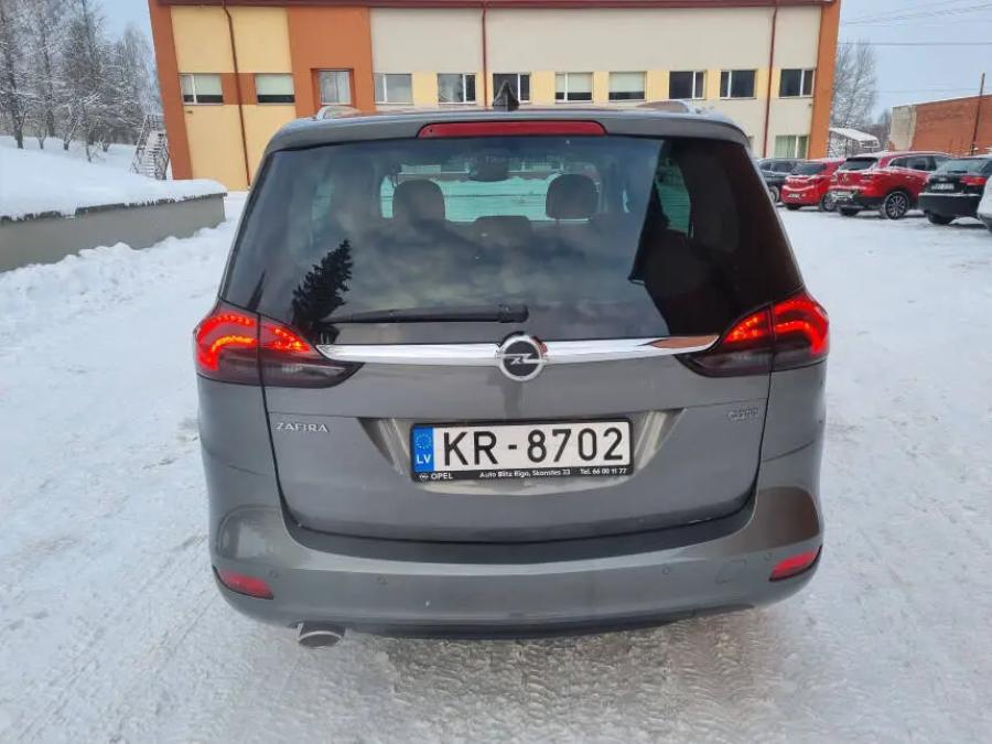 Pelēks Opel Zafira 2017 Jēkabpils, ar dzinēja tilpumu 2.00 L un nobraukumu 202 tūkst. km par 11900 €, foto 9 vietnē AUTOMOTO.COM.LV