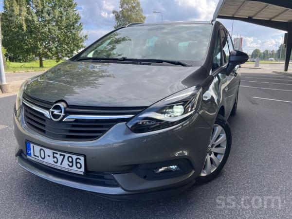 Opel Zafira 2018 Rīga vietnē Pelēks Opel Zafira 2018 Rīga, ar dzinēja tilpumu 2.00 L un nobraukumu 92 tūkst. km par 15950 €, foto 3 vietnē AUTOMOTO.COM.LV