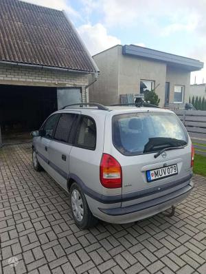 Grey Opel Zafira 2002 in Plunge, with an engine capacity of 2.00 L and mileage of 332 thousand km for 850 €, photo  on AUTOMOTO.COM.LV