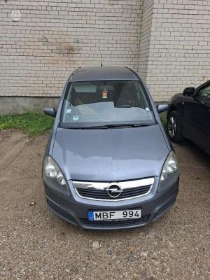 Grey Opel Zafira 2006 in Vilnius, with an engine capacity of 1.91 L and mileage of 234 thousand km for 600 €, photo  on AUTOMOTO.COM.LV