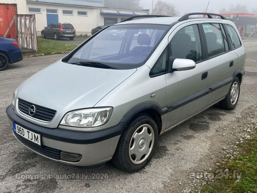Grey Opel Zafira 2000 in Narva, with an engine capacity of 1.80 L and mileage of 194 thousand km for 699 €, photo 1 on AUTOMOTO.COM.LV