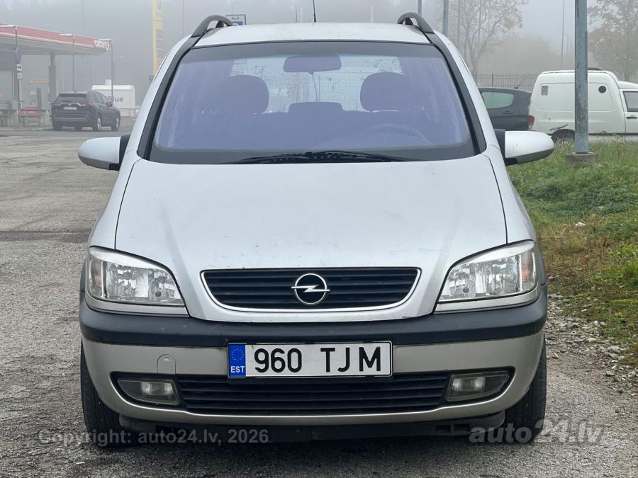 Grey Opel Zafira 2000 in Narva, with an engine capacity of 1.80 L and mileage of 194 thousand km for 699 €, photo 8 on AUTOMOTO.COM.LV