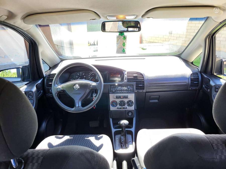 Pelēks Opel Zafira 2003 Šauļi, ar dzinēja tilpumu 2.00 L un nobraukumu 199 tūkst. km par 999 €, foto 18 vietnē AUTOMOTO.COM.LV
