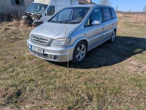 Grey Opel Zafira 2004 in Rakvere, with an engine capacity of 2.20 L and mileage of 0 thousand km for 999 €, photo  on AUTOMOTO.COM.LV