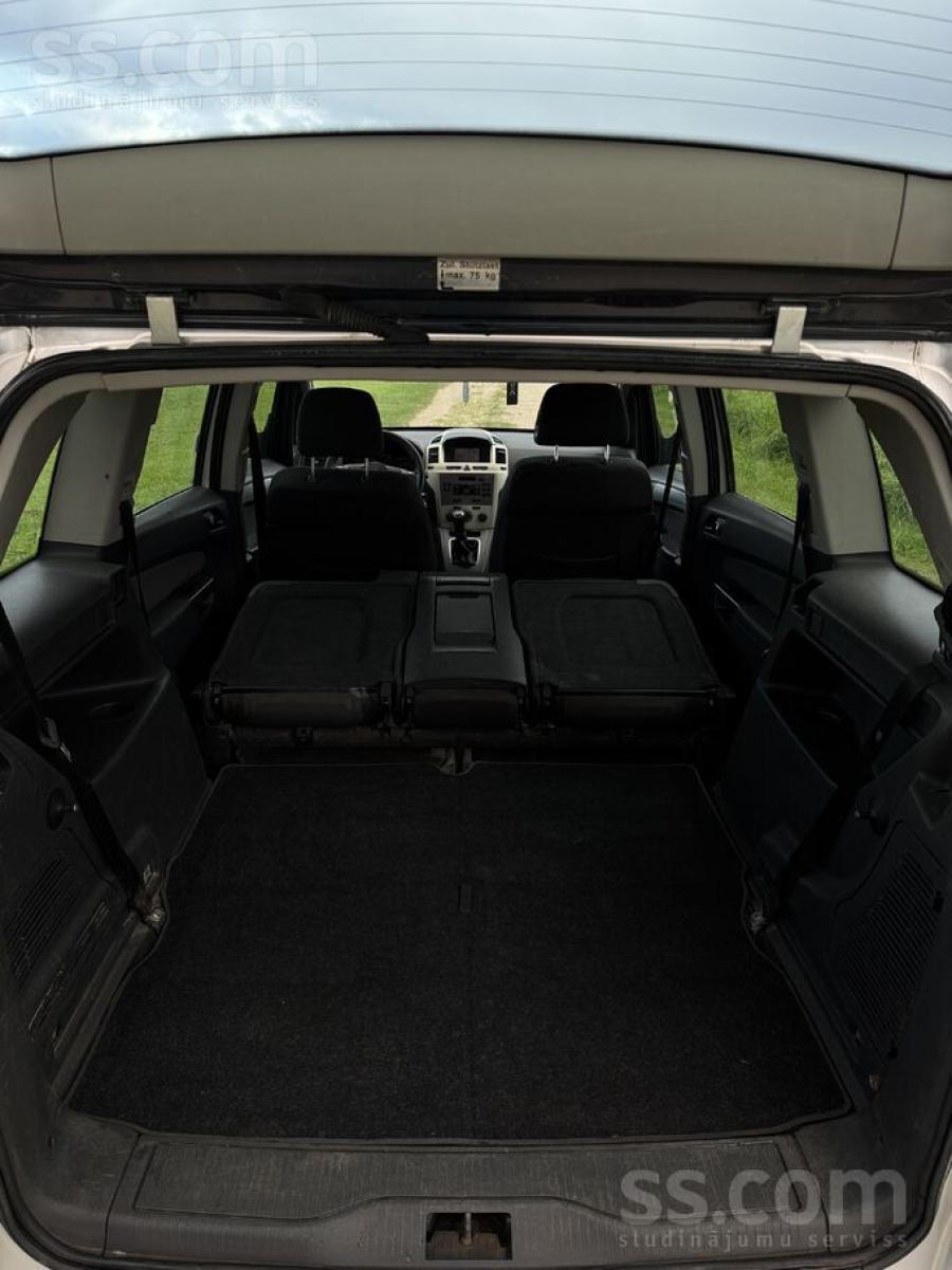 Pelēks Opel Zafira 2005 Talsi, ar dzinēja tilpumu 1.90 L un nobraukumu 399 tūkst. km par 1295 €, foto 8 vietnē AUTOMOTO.COM.LV