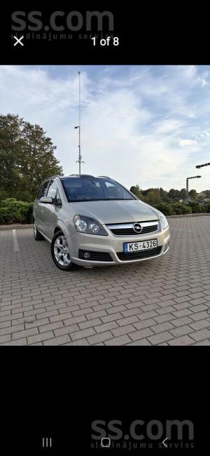 Grey Opel Zafira 2006 in Aizkraukle, with an engine capacity of 1.90 L and mileage of 270 thousand km for 1200 €, photo 1 on AUTOMOTO.COM.LV