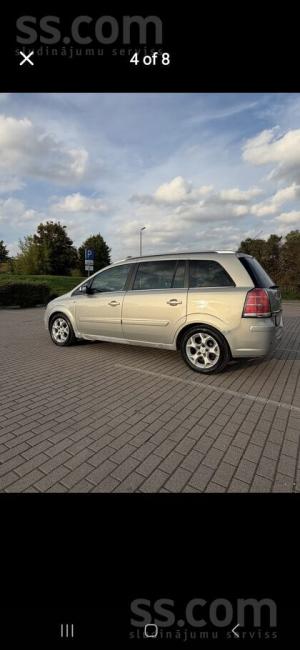 Grey Opel Zafira 2006 in Aizkraukle, with an engine capacity of 1.90 L and mileage of 270 thousand km for 1200 €, photo 5 on AUTOMOTO.COM.LV