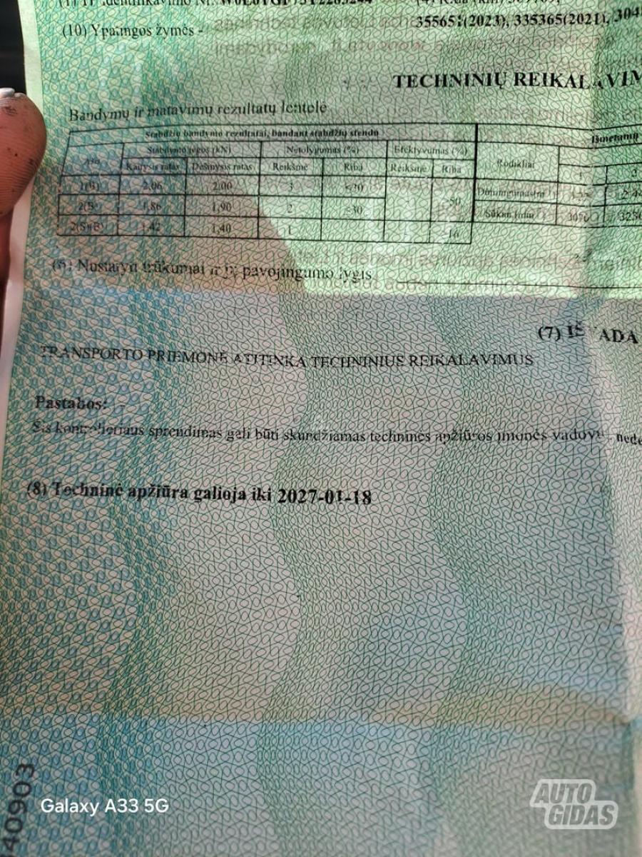 Опель Зафира 2000 в Каунас, объемом двигателя 1.90 л и пробегом 300 тыс. км за 550 €, фото 6 на AUTOMOTO.COM.LV