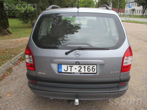 Opel Zafira 2003 in Daugavpils, with an engine capacity of 2.00 L and mileage of 242 thousand km for 1750 €, photo 6 on AUTOMOTO.COM.LV