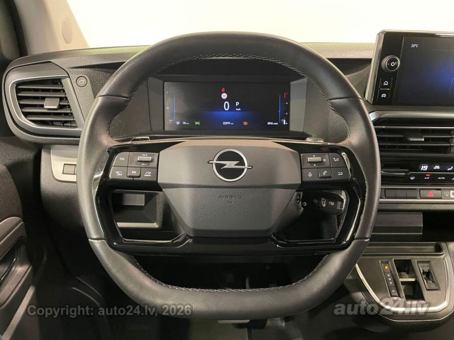 Черный Опель Zafira Life 2024 в Таллин, объемом двигателя 2.00 л и пробегом 23 тыс. км за 35990 €, фото 22 на AUTOMOTO.COM.LV