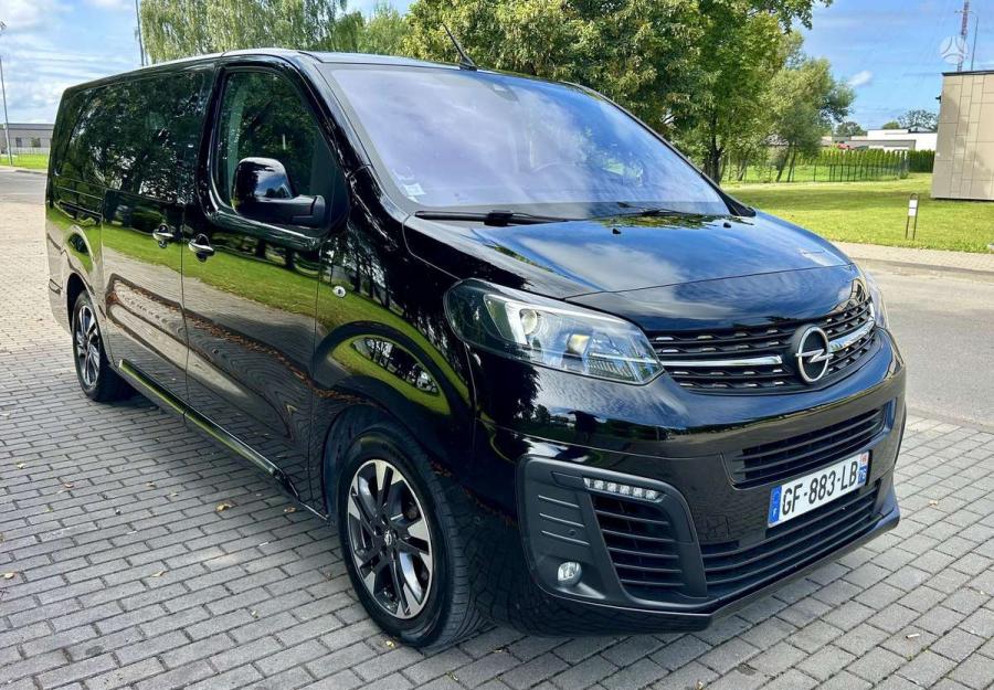 Melns Opel Zafira Life 2022 Tauragė, ar dzinēja tilpumu 2.00 L un nobraukumu 187 tūkst. km par 18200 €, foto 6 vietnē AUTOMOTO.COM.LV