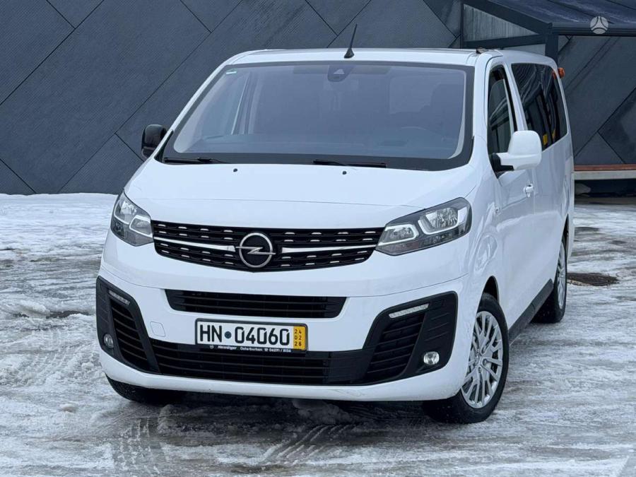 Balts Opel Zafira Life 2022 Jonava, ar dzinēja tilpumu 1.50 L un nobraukumu 230 tūkst. km par 18500 €, foto 1 vietnē AUTOMOTO.COM.LV