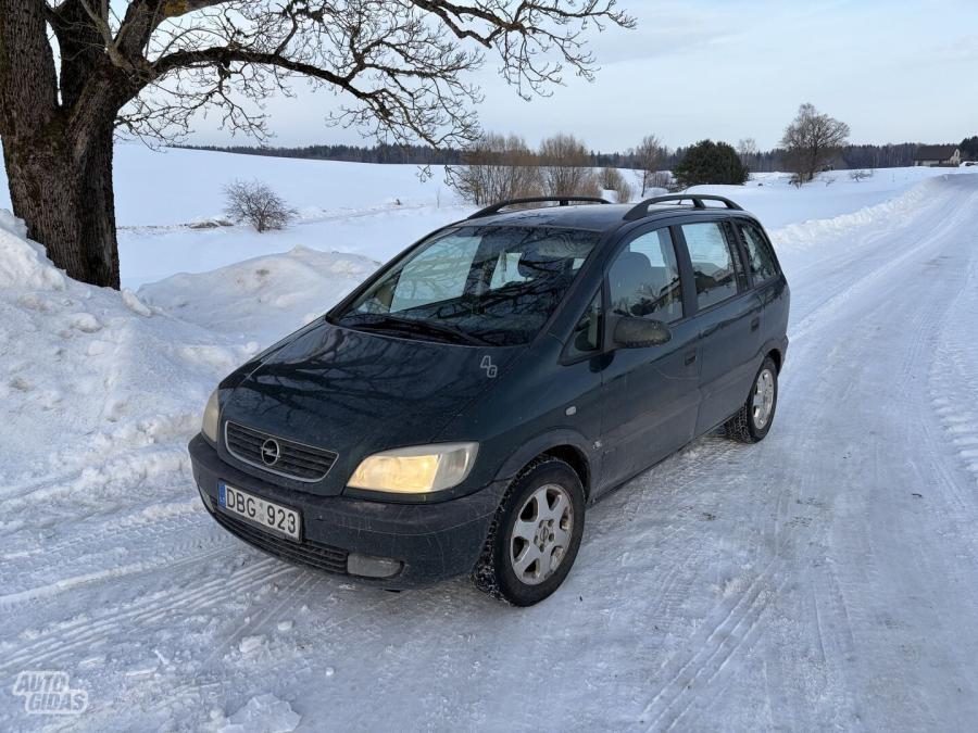Opel Zafira 1999 Plungė, ar dzinēja tilpumu 1.60 L un nobraukumu 270 tūkst. km par 650 €, foto 1 vietnē AUTOMOTO.COM.LV