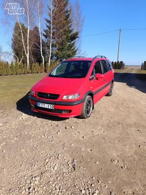 Opel Zafira 1999 Šakiai, ar dzinēja tilpumu 1.80 L un nobraukumu 312 tūkst. km par 666 €, foto  vietnē AUTOMOTO.COM.LV