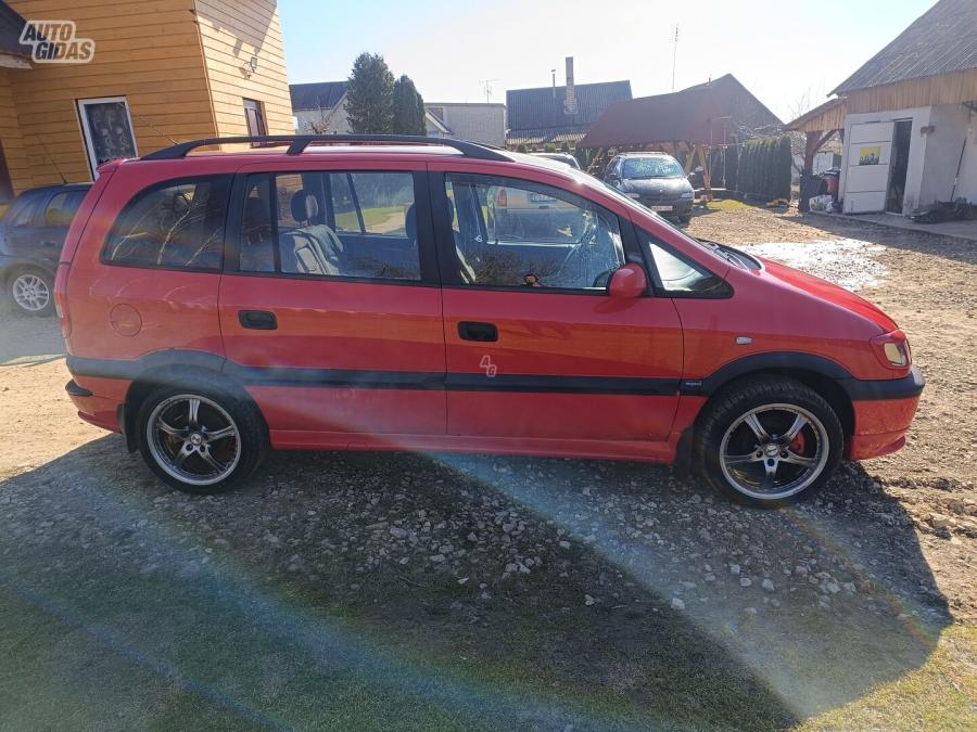 Opel Zafira 1999 Šakiai, ar dzinēja tilpumu 1.80 L un nobraukumu 312 tūkst. km par 666 €, foto 3 vietnē AUTOMOTO.COM.LV
