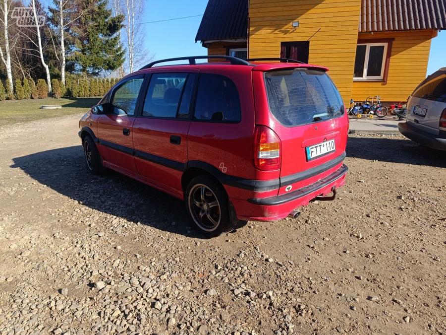 Opel Zafira 1999 Šakiai, ar dzinēja tilpumu 1.80 L un nobraukumu 312 tūkst. km par 666 €, foto 5 vietnē AUTOMOTO.COM.LV