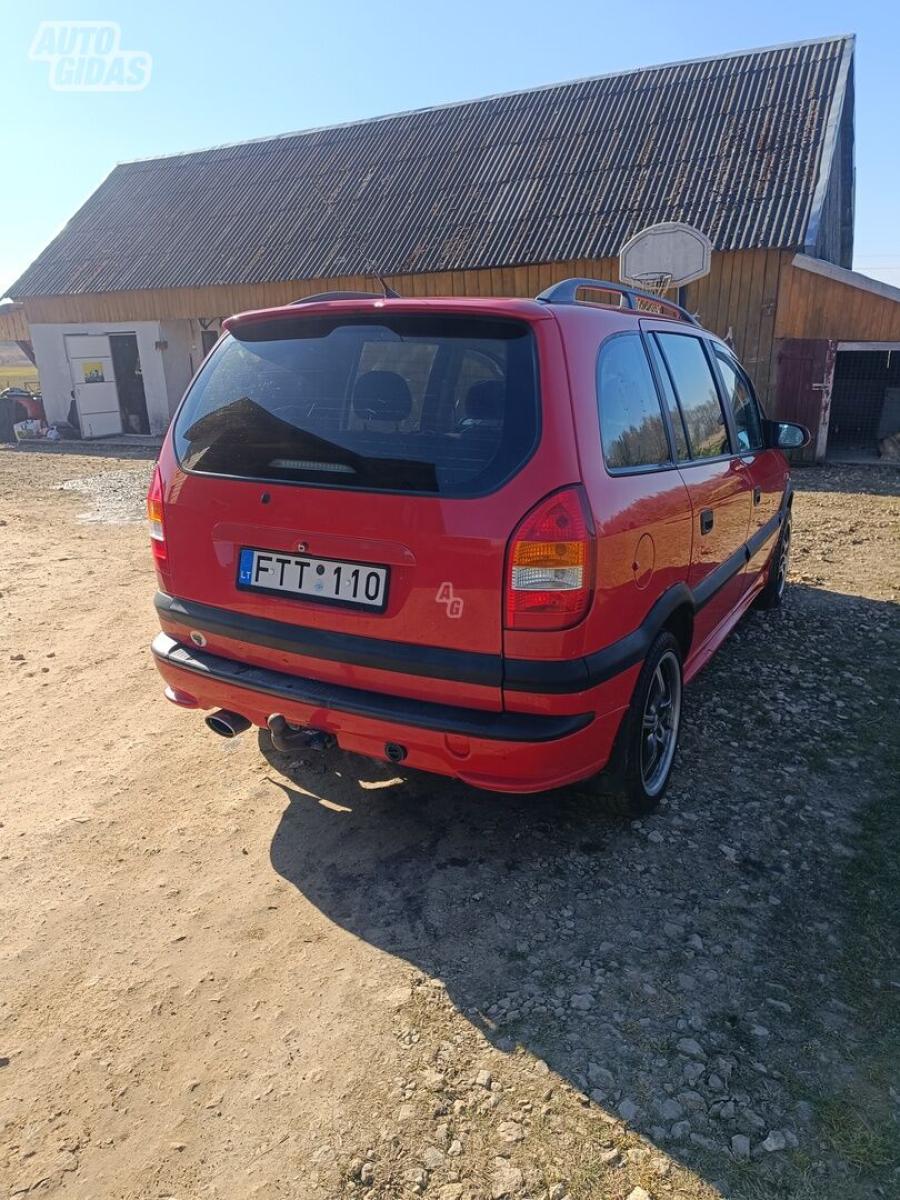 Opel Zafira 1999 Šakiai, ar dzinēja tilpumu 1.80 L un nobraukumu 312 tūkst. km par 666 €, foto 6 vietnē AUTOMOTO.COM.LV