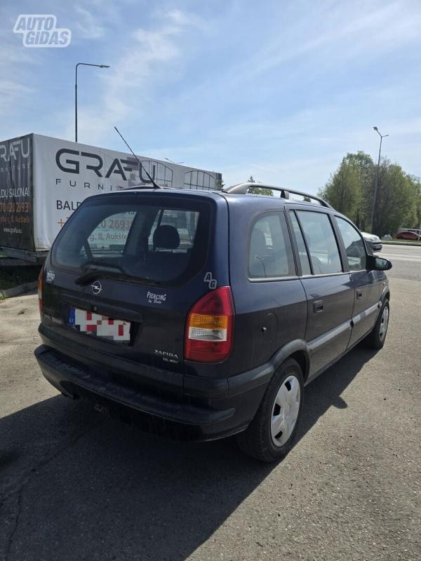Opel Zafira 2000 Šauļi, ar dzinēja tilpumu 1.60 L un nobraukumu 220 tūkst. km par 499 €, foto 3 vietnē AUTOMOTO.COM.LV