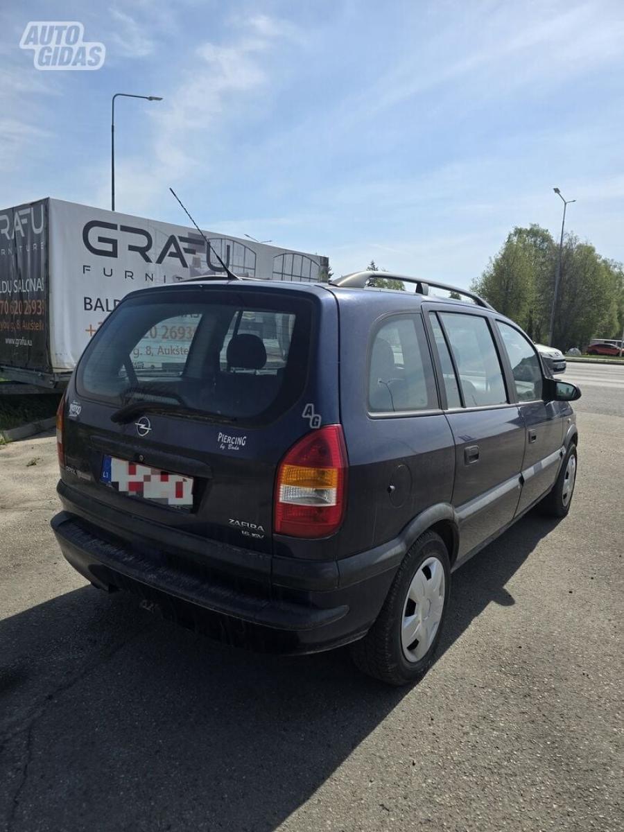 Opel Zafira 2000 in Siauliai, with an engine capacity of 1.60 L and mileage of 220 thousand km for 499 €, photo 4 on AUTOMOTO.COM.LV