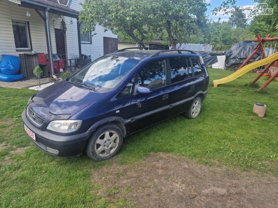 Opel Zafira 2000 in Anyksciai, with an engine capacity of 2.00 L and mileage of 390 thousand km for 399 €, photo 1 on AUTOMOTO.COM.LV