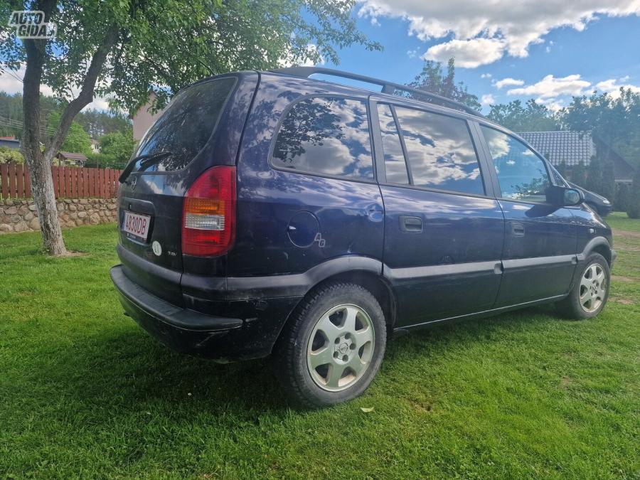 Opel Zafira 2000 in Anyksciai, with an engine capacity of 2.00 L and mileage of 390 thousand km for 399 €, photo 6 on AUTOMOTO.COM.LV