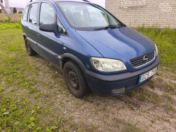 Opel Zafira 2000 Ignalina, ar dzinēja tilpumu 1.60 L un nobraukumu 396 tūkst. km par 300 €, foto 1 vietnē AUTOMOTO.COM.LV