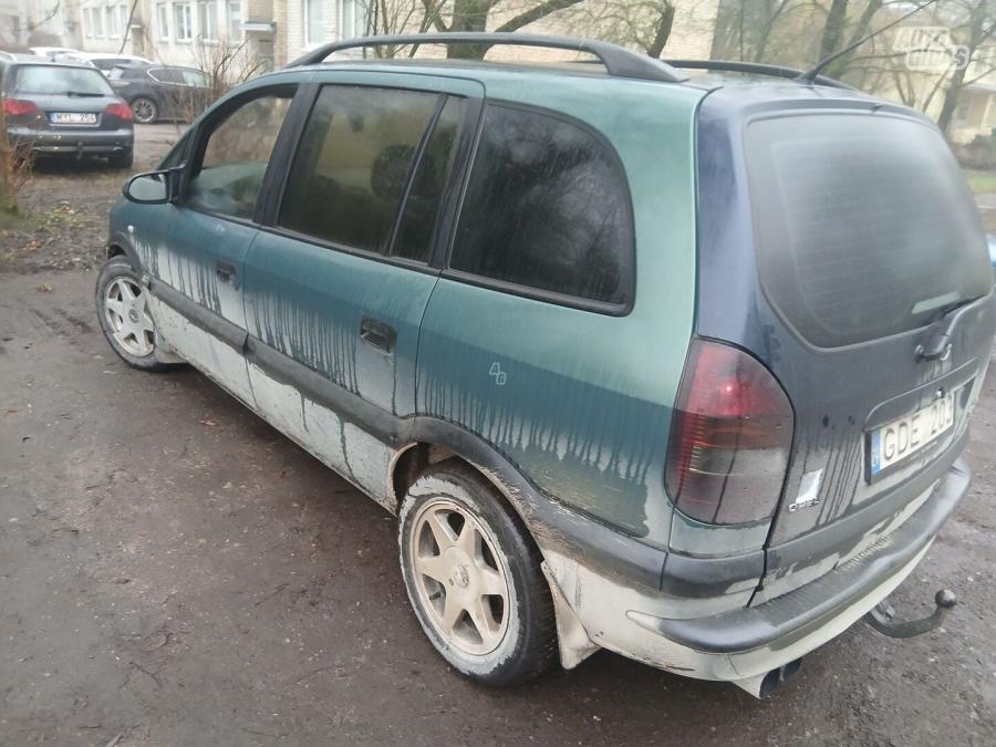 Opel Zafira 2001 Kauņa, ar dzinēja tilpumu 2.00 L un nobraukumu 320 tūkst. km par 550 €, foto 5 vietnē AUTOMOTO.COM.LV