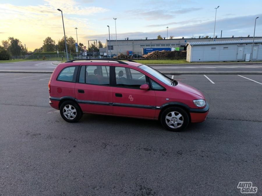 Opel Zafira 2001 Kauņa, ar dzinēja tilpumu 2.00 L un nobraukumu 360 tūkst. km par 599 €, foto 5 vietnē AUTOMOTO.COM.LV