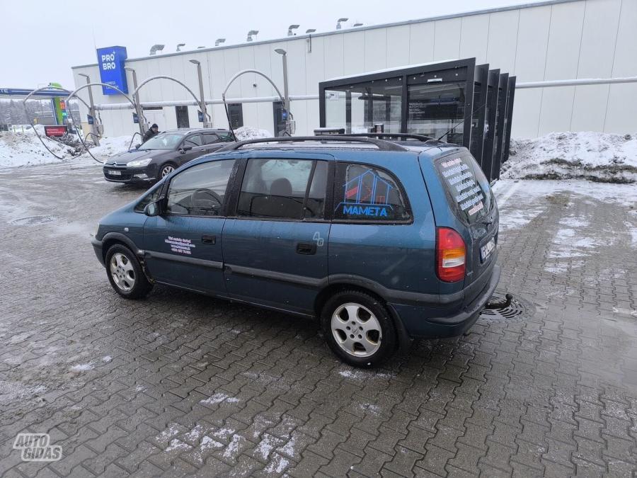 Opel Zafira 2001 Kauņa, ar dzinēja tilpumu 2.00 L un nobraukumu 360 tūkst. km par 799 €, foto 3 vietnē AUTOMOTO.COM.LV