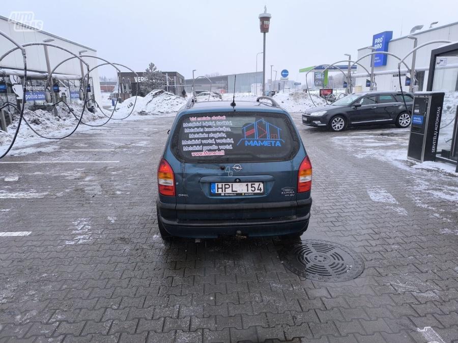 Opel Zafira 2001 Kauņa, ar dzinēja tilpumu 2.00 L un nobraukumu 360 tūkst. km par 799 €, foto 6 vietnē AUTOMOTO.COM.LV