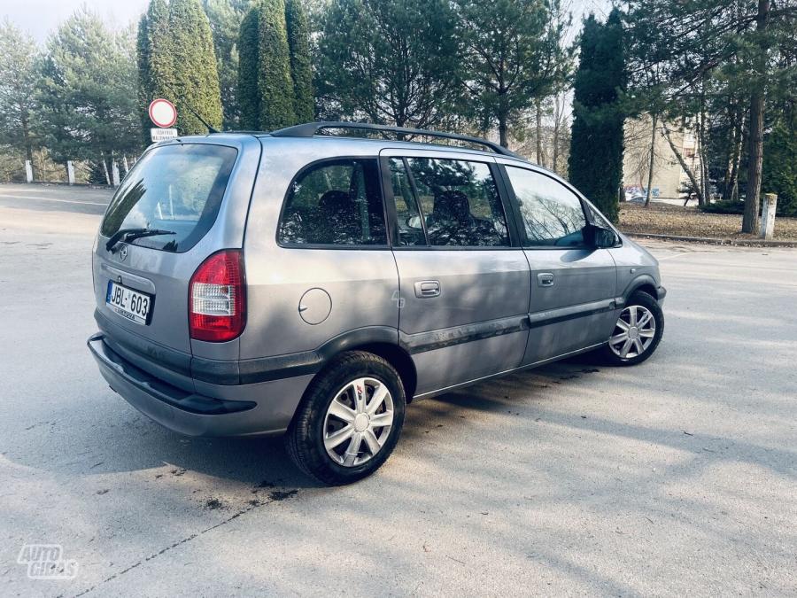Opel Zafira 2001 in Alytus, with an engine capacity of 2.20 L and mileage of 253 thousand km for 850 €, photo 5 on AUTOMOTO.COM.LV