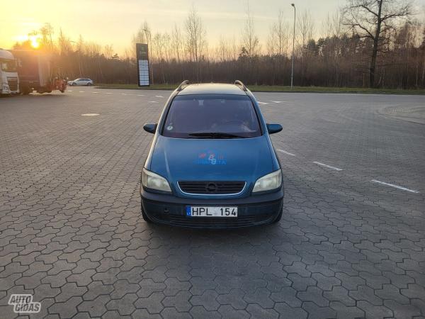 Opel Zafira 2001 Kauņa, ar dzinēja tilpumu 2.00 L un nobraukumu 330 tūkst. km par 599 €, foto 1 vietnē AUTOMOTO.COM.LV