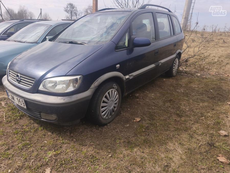 Opel Zafira 2001 in Ignalina, with an engine capacity of 1.80 L and mileage of 224 thousand km for 410 €, photo 1 on AUTOMOTO.COM.LV