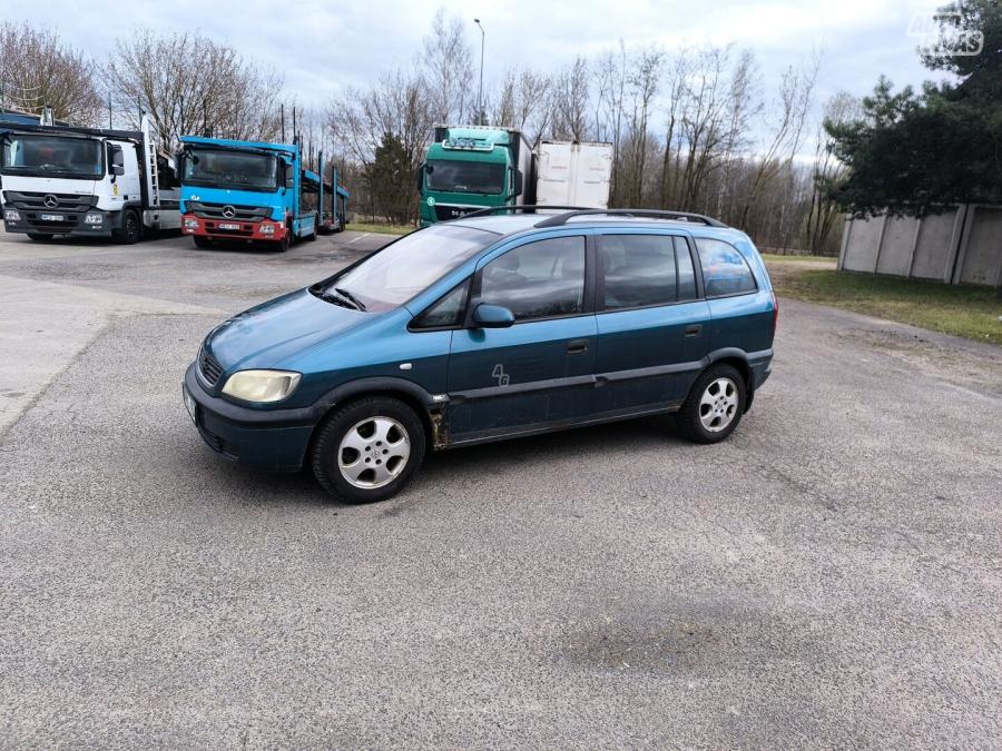 Opel Zafira 2001 Kauņa, ar dzinēja tilpumu 2.00 L un nobraukumu 350 tūkst. km par 599 €, foto 1 vietnē AUTOMOTO.COM.LV