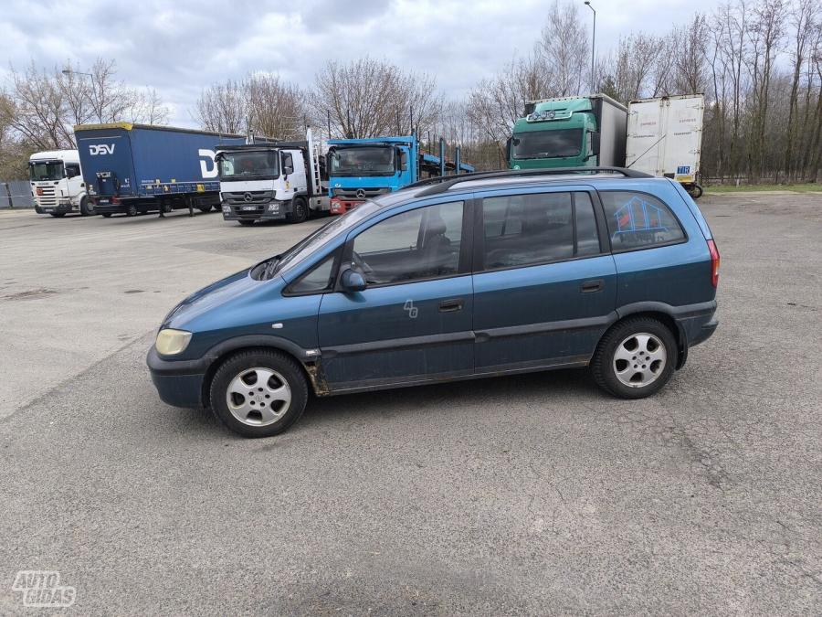 Opel Zafira 2001 Kauņa, ar dzinēja tilpumu 2.00 L un nobraukumu 350 tūkst. km par 599 €, foto 10 vietnē AUTOMOTO.COM.LV