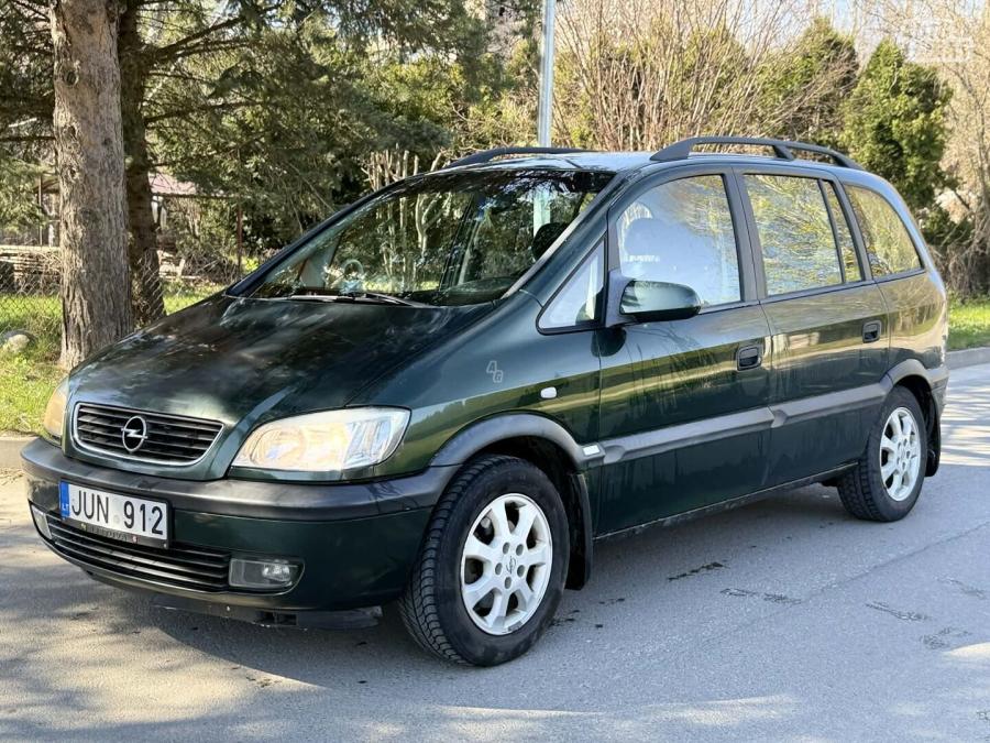 Opel Zafira 2001 Šilutė, ar dzinēja tilpumu 1.80 L un nobraukumu 300 tūkst. km par 750 €, foto 1 vietnē AUTOMOTO.COM.LV