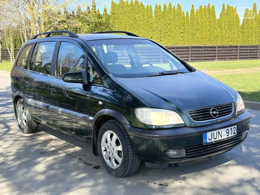 Opel Zafira 2001 Šilutė, ar dzinēja tilpumu 1.80 L un nobraukumu 300 tūkst. km par 750 €, foto 3 vietnē AUTOMOTO.COM.LV