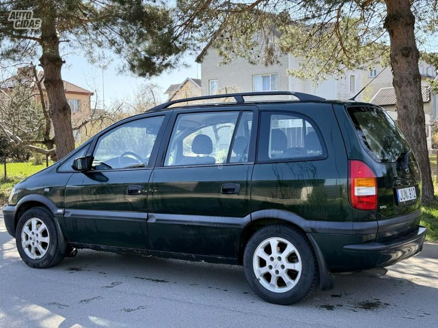 Opel Zafira 2001 Šilutė, ar dzinēja tilpumu 1.80 L un nobraukumu 300 tūkst. km par 750 €, foto 9 vietnē AUTOMOTO.COM.LV