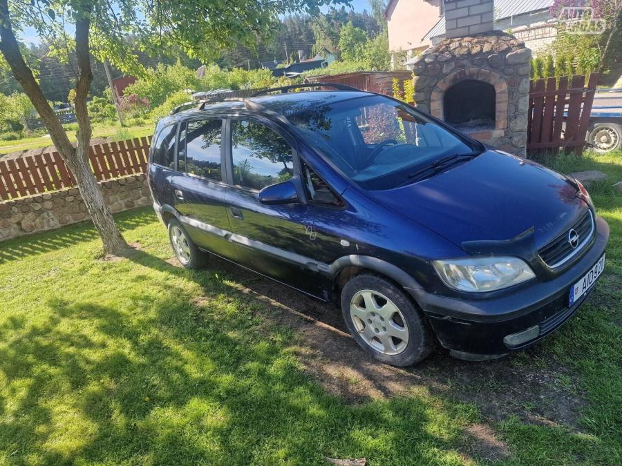 Opel Zafira 2001 Anykščiai, ar dzinēja tilpumu 2.00 L un nobraukumu 400 tūkst. km par 490 €, foto 1 vietnē AUTOMOTO.COM.LV