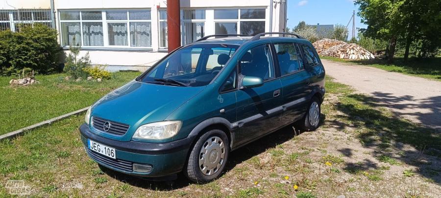 Opel Zafira 2001 Telšiai, ar dzinēja tilpumu 2.00 L un nobraukumu 2 tūkst. km par 850 €, foto 1 vietnē AUTOMOTO.COM.LV
