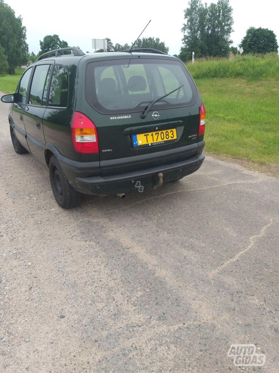 Opel Zafira 2001 in Vilnius, with an engine capacity of 2.00 L and mileage of 0 thousand km for 470 €, photo 4 on AUTOMOTO.COM.LV