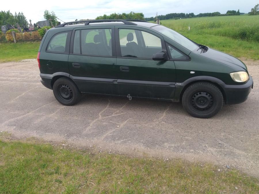 Opel Zafira 2001 in Vilnius, with an engine capacity of 2.00 L and mileage of 0 thousand km for 470 €, photo 6 on AUTOMOTO.COM.LV