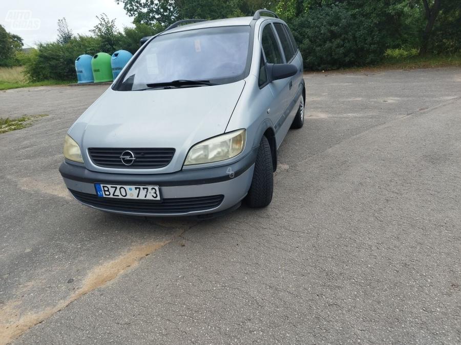 Opel Zafira 2001 Mažeikiai, ar dzinēja tilpumu 2.00 L un nobraukumu 300 tūkst. km par 600 €, foto 1 vietnē AUTOMOTO.COM.LV