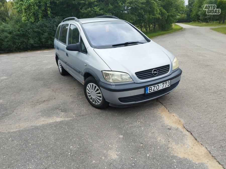 Opel Zafira 2001 Mažeikiai, ar dzinēja tilpumu 2.00 L un nobraukumu 300 tūkst. km par 600 €, foto 3 vietnē AUTOMOTO.COM.LV