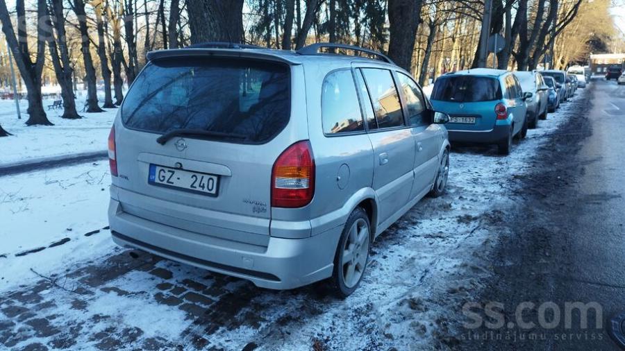 Opel Zafira 2002 Rīga, ar dzinēja tilpumu 2.00 L un nobraukumu 0 tūkst. km par 1600 €, foto 7 vietnē AUTOMOTO.COM.LV