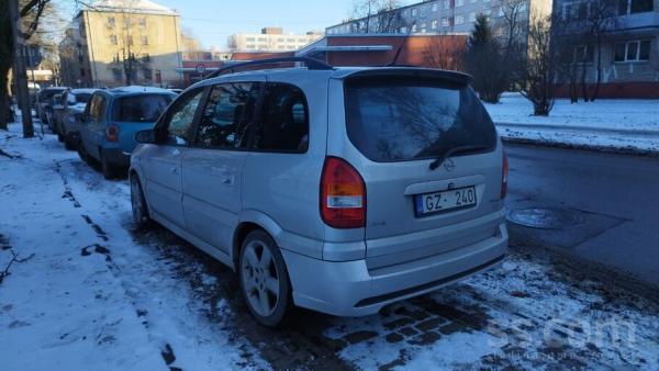 Opel Zafira 2002 in Riga, with an engine capacity of 2.00 L and mileage of 0 thousand km for 1600 €, photo 9 on AUTOMOTO.COM.LV
