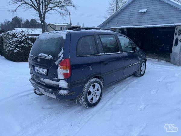 Opel Zafira 2002 Šakiai, ar dzinēja tilpumu 2.00 L un nobraukumu 290 tūkst. km par 1100 €, foto 4 vietnē AUTOMOTO.COM.LV